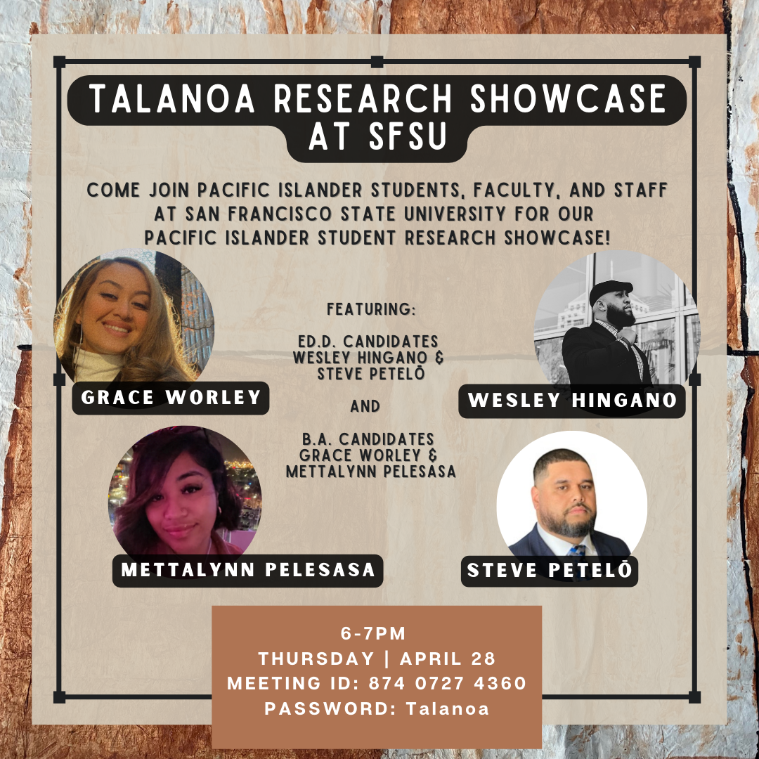 Talanoa Research Showcase | Race & Resistance Studies